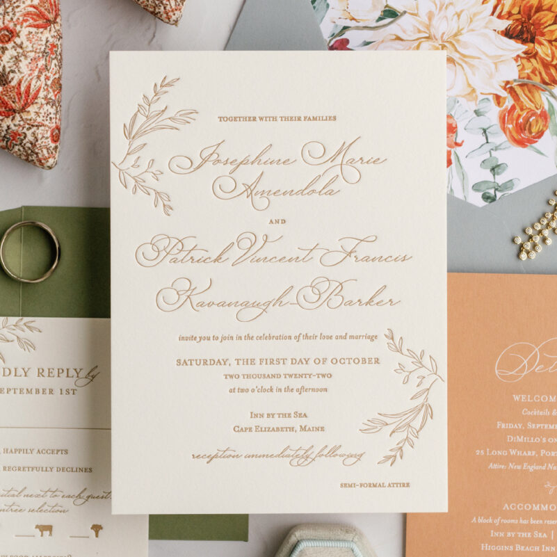 Affordable letterpress wedding invitations 60 photos - Astyledwedding.com